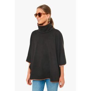Tuckernuck | Sweaters | Tuckernuck Womens Leather Trim Funnel Neck ...